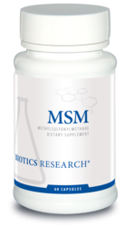 MSM (Methylsulfonylmethane) 60 Capsules Biotics Research