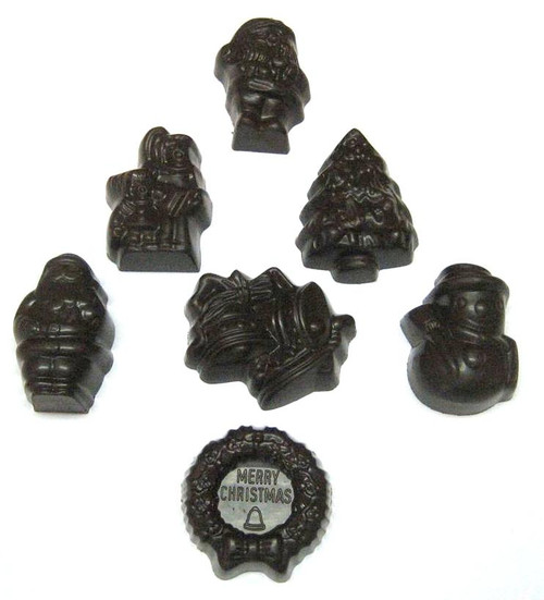 Dark Chocolate Christmas Shapes | Mayfield Chocolates