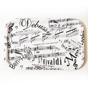 Music Wooden Tray - Barbara Shaw Gifts