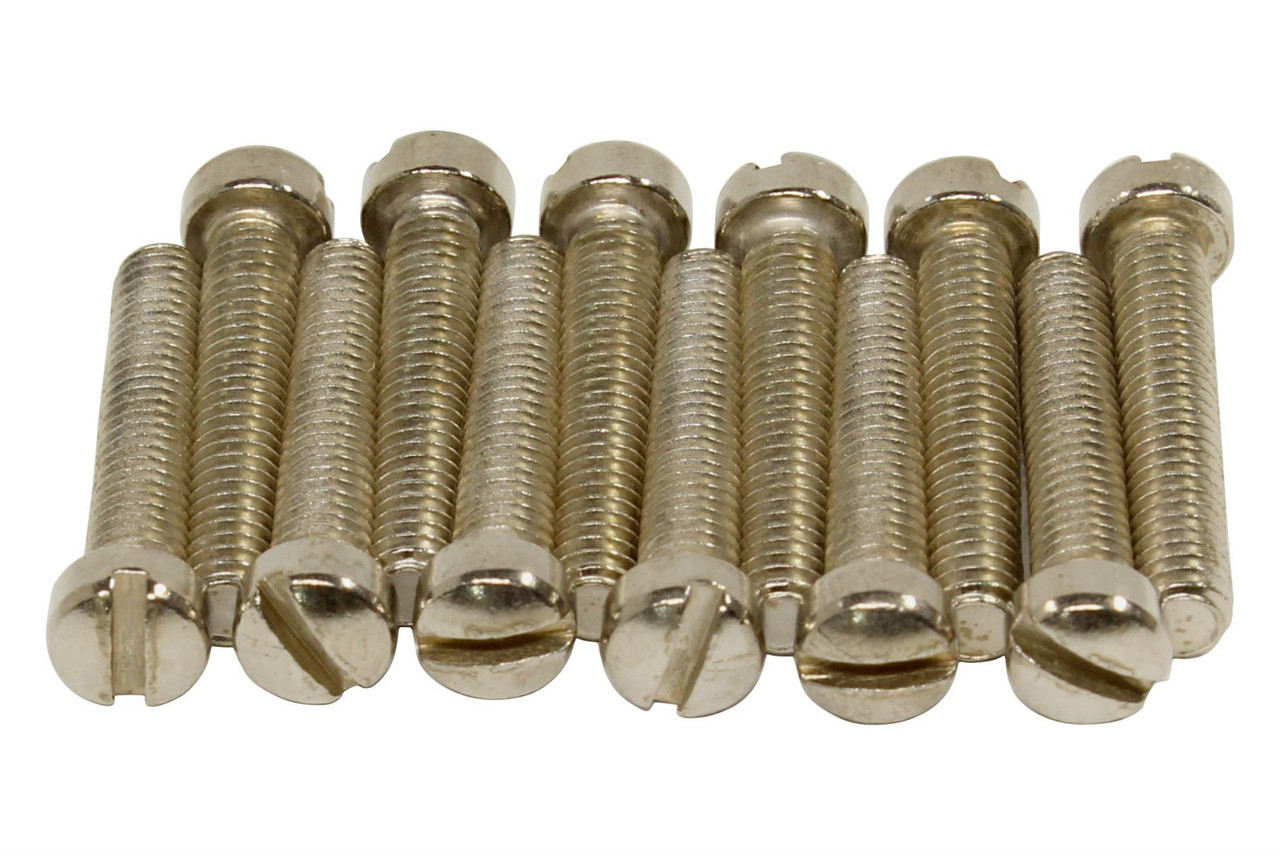 Filtertron Slotted Fillister Pole Screws - 6-40 x .75" - Nickel - Qty ...