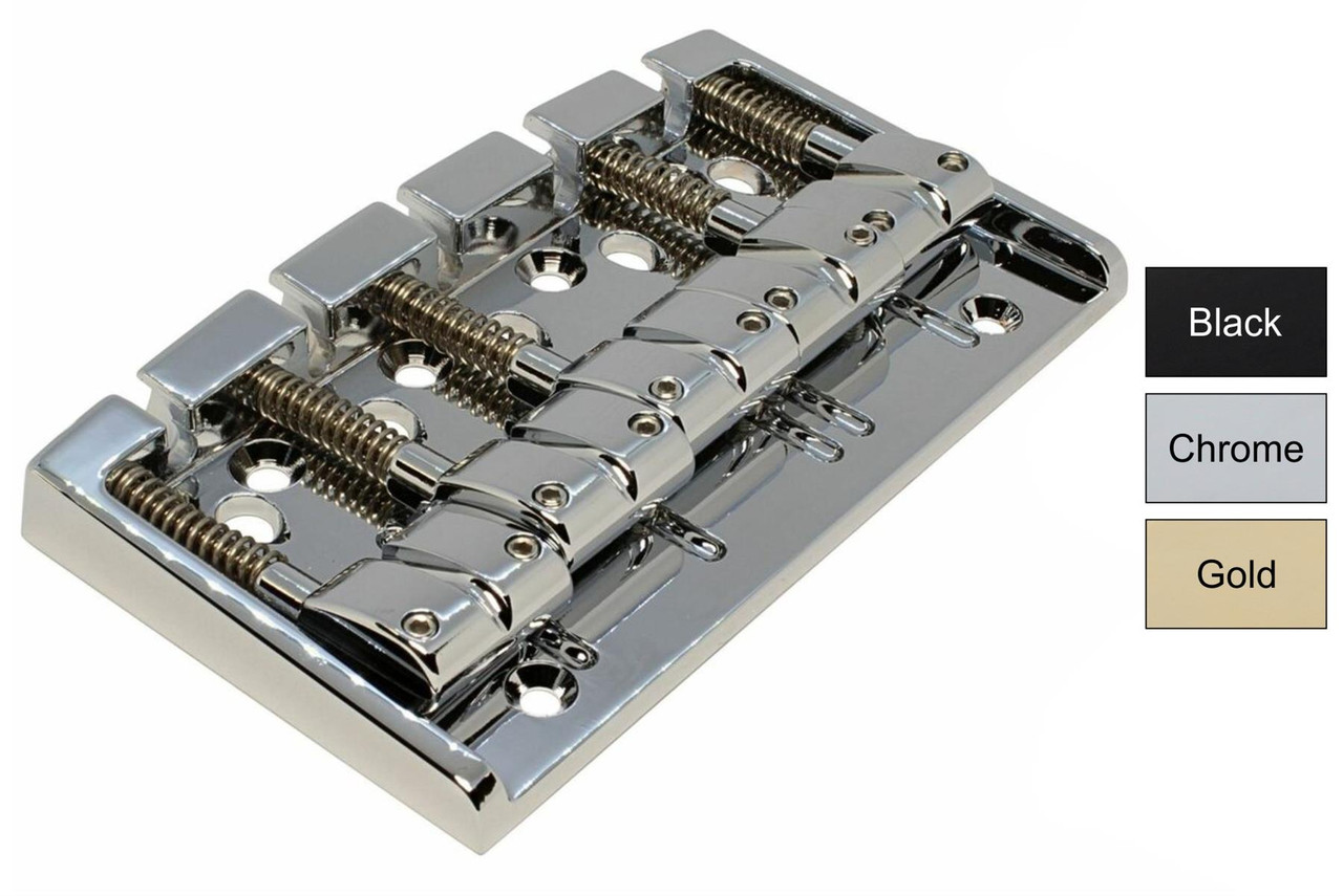 GOTOH 404BO-4 4-String Bass Bridge w/ Brass Saddles - Philadelphia Luthier Tools & Supplies, LLC