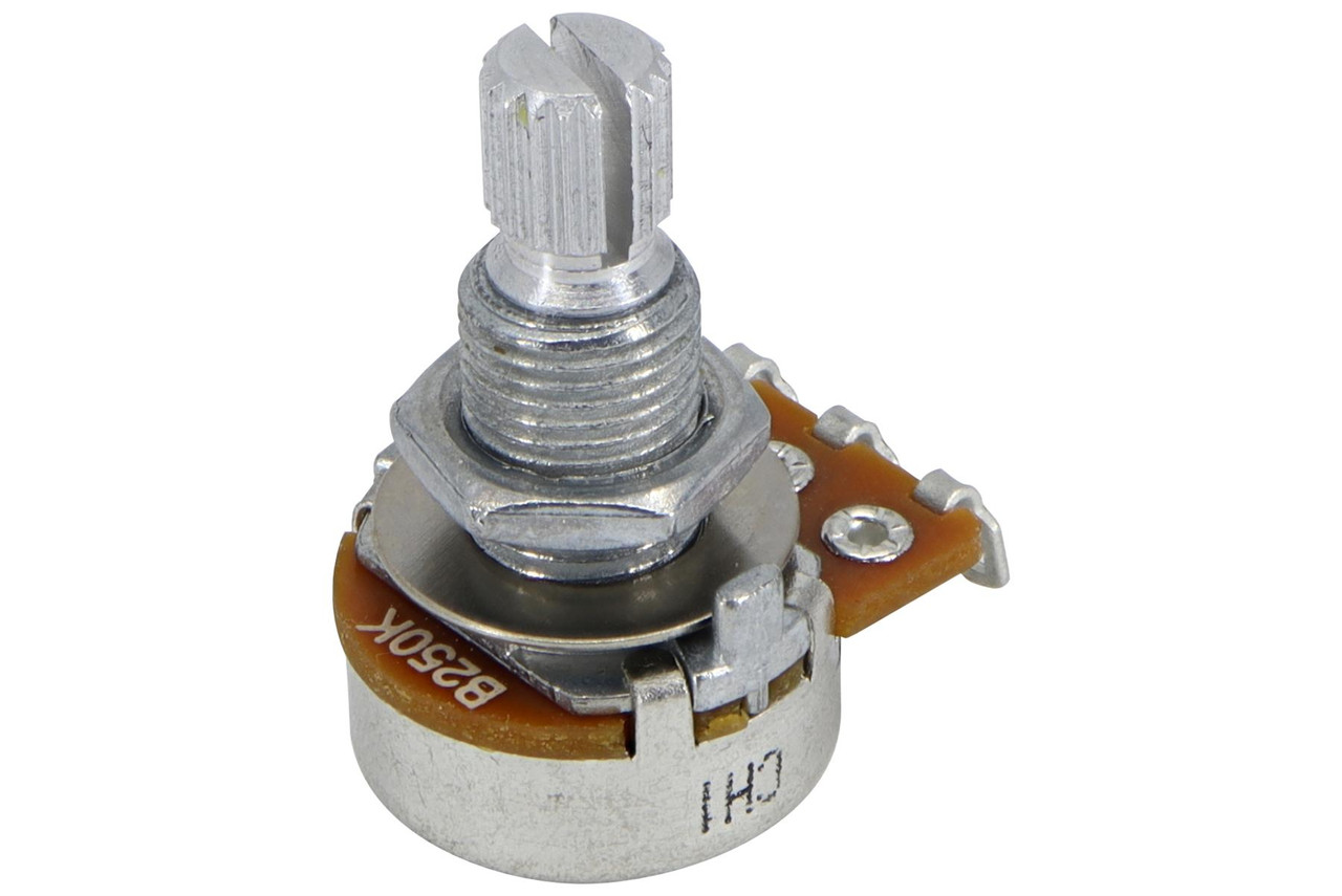 ALPHA Mini B250K Linear Split Shaft Metric Coarse Spline Potentiometer ...