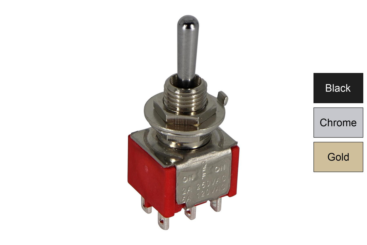 Mini Flat Paddle Toggle Switch 3-way On-Off-On - Philadelphia Luthier ...