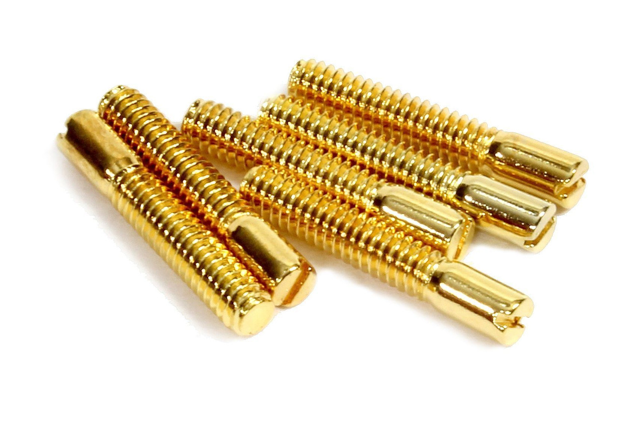 Mini Humbucker Pole Screw - Gold - Qty 6 - Philadelphia Luthier Tools ...