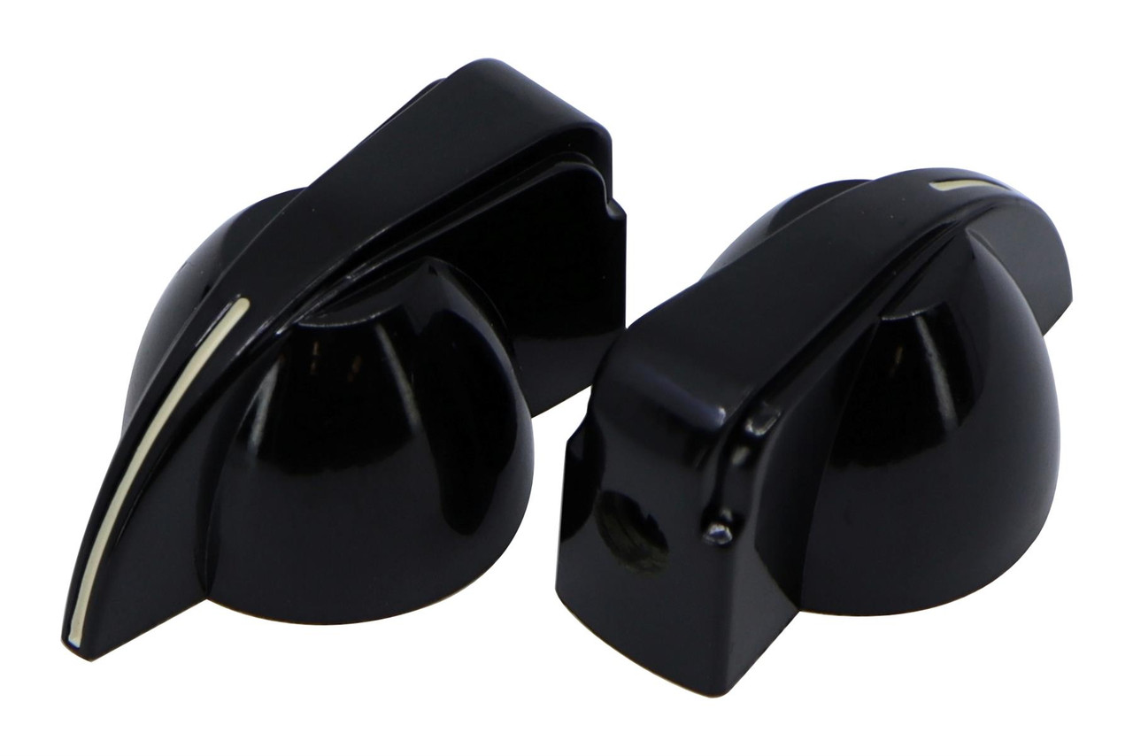 Chicken Head Pointer Knobs - Black - Philadelphia Luthier Tools & Supplies, LLC