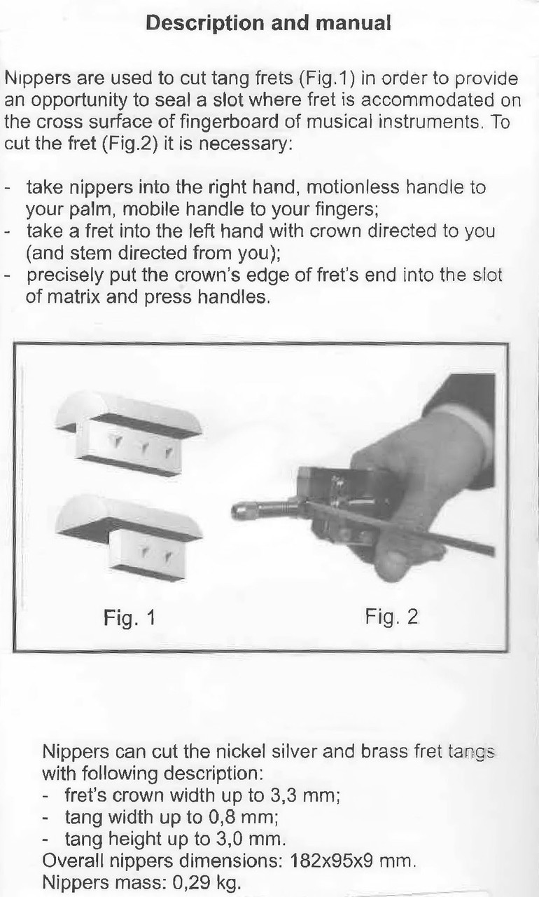Fret Tang Nipper - Allparts - Philadelphia Luthier Tools & Supplies, LLC