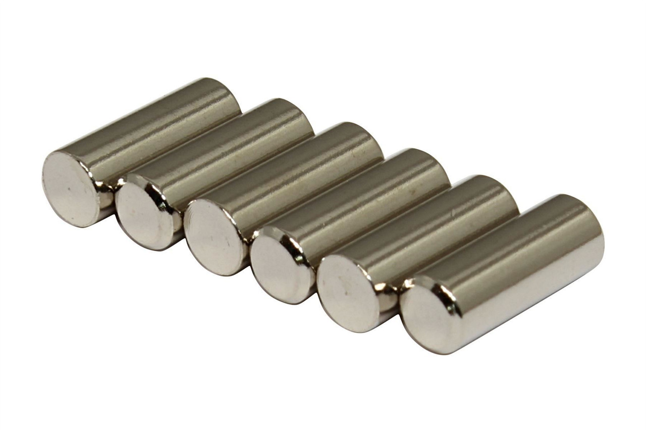 Humbucker Nickel Plated 1215 Steel Pole Slugs w/ Chamfered End Qty 60 ...