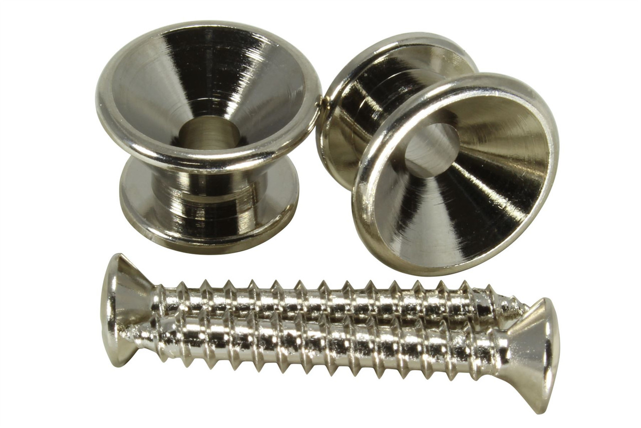 Strap Buttons with Nickel Finish Set of 2 - Philadelphia Luthier Tools ...