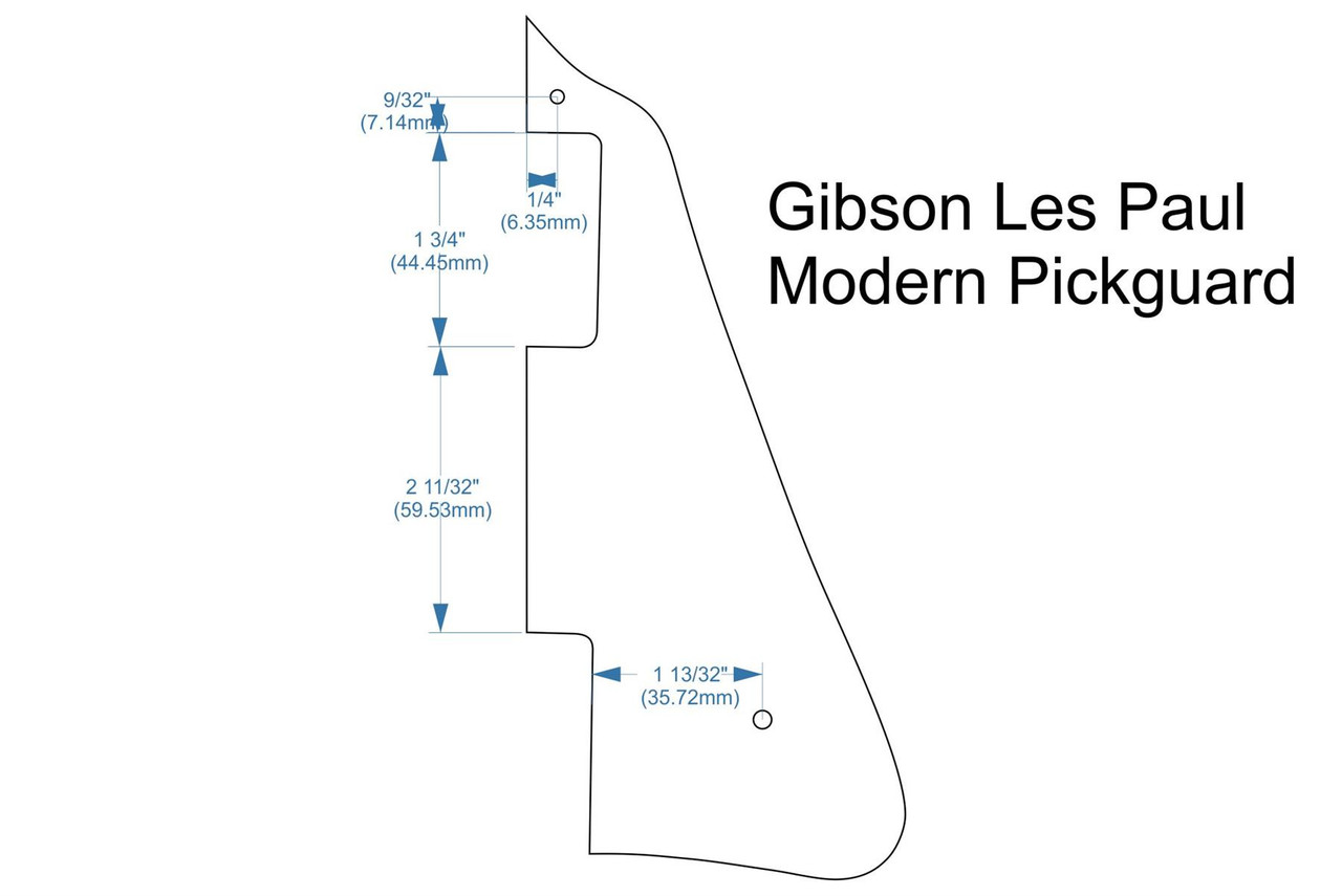 Gibson Les Paul® Modern Pickguard - Philadelphia Luthier Tools ...