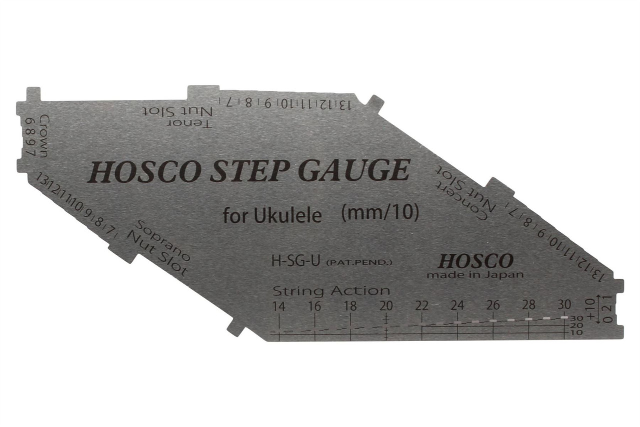 Hosco's Step Gauge for Ukulele Setup - Metric - Philadelphia Luthier ...