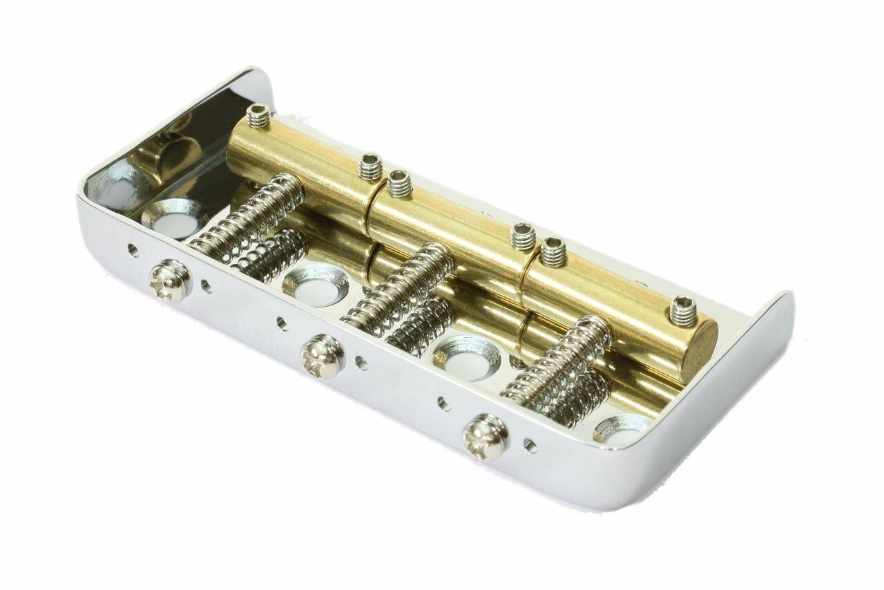 Half (ie. 1/2, "Cut-Off') Telecaster bridge with 3 brass saddles ...