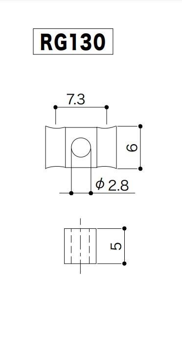 GOTOH RG130 Stamped Steel String Retainer for guitar - Tall ...