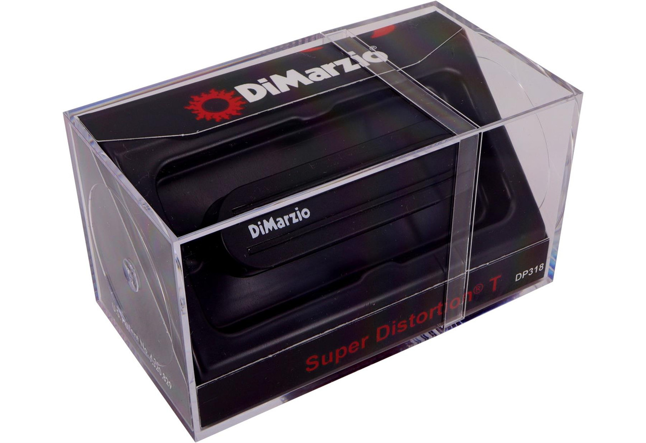 DiMarzio DP318BK Super Distortion T, Tele Bridge Pickup, Black ...