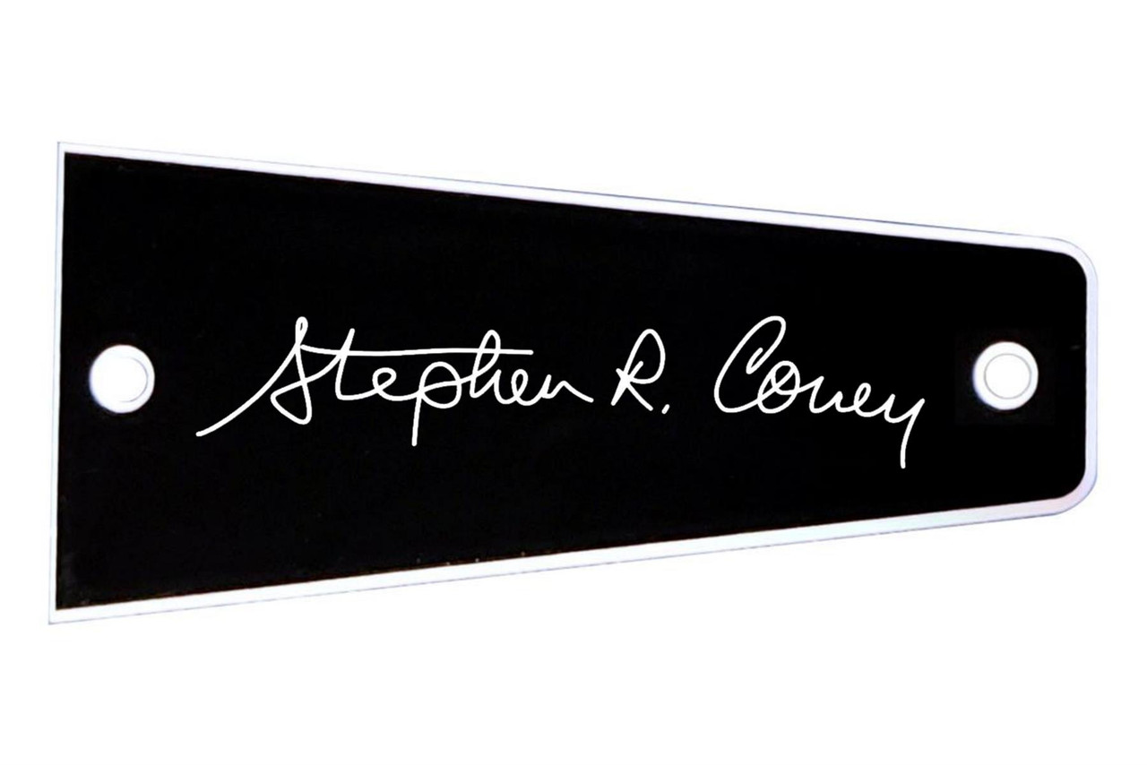 Custom Engraved "Signature" Truss Rod Cover for Heritage guitars ...