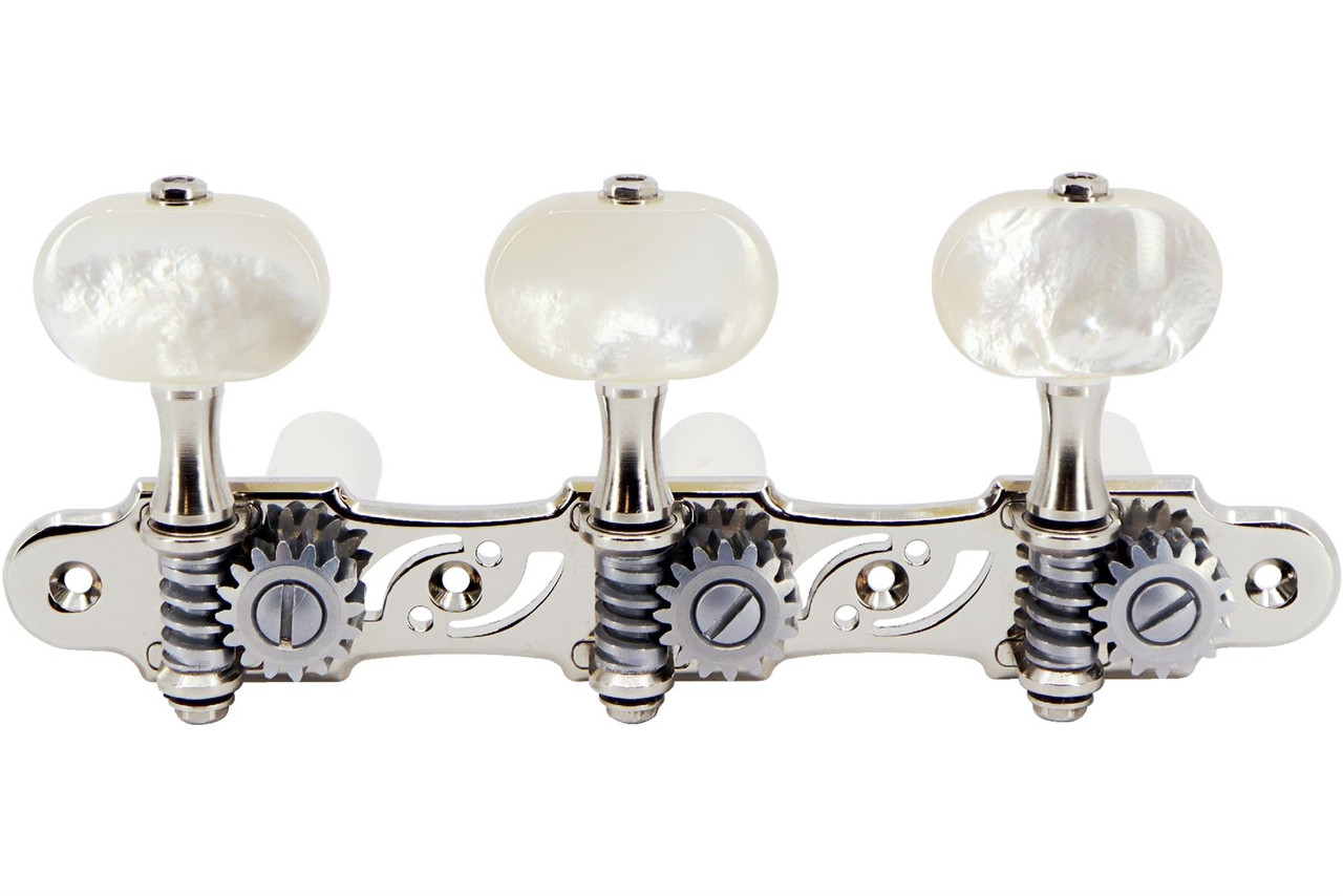 GOTOH 35G510S Classical Guitar Tuning Machine, Plastic Posts, White MOP ...
