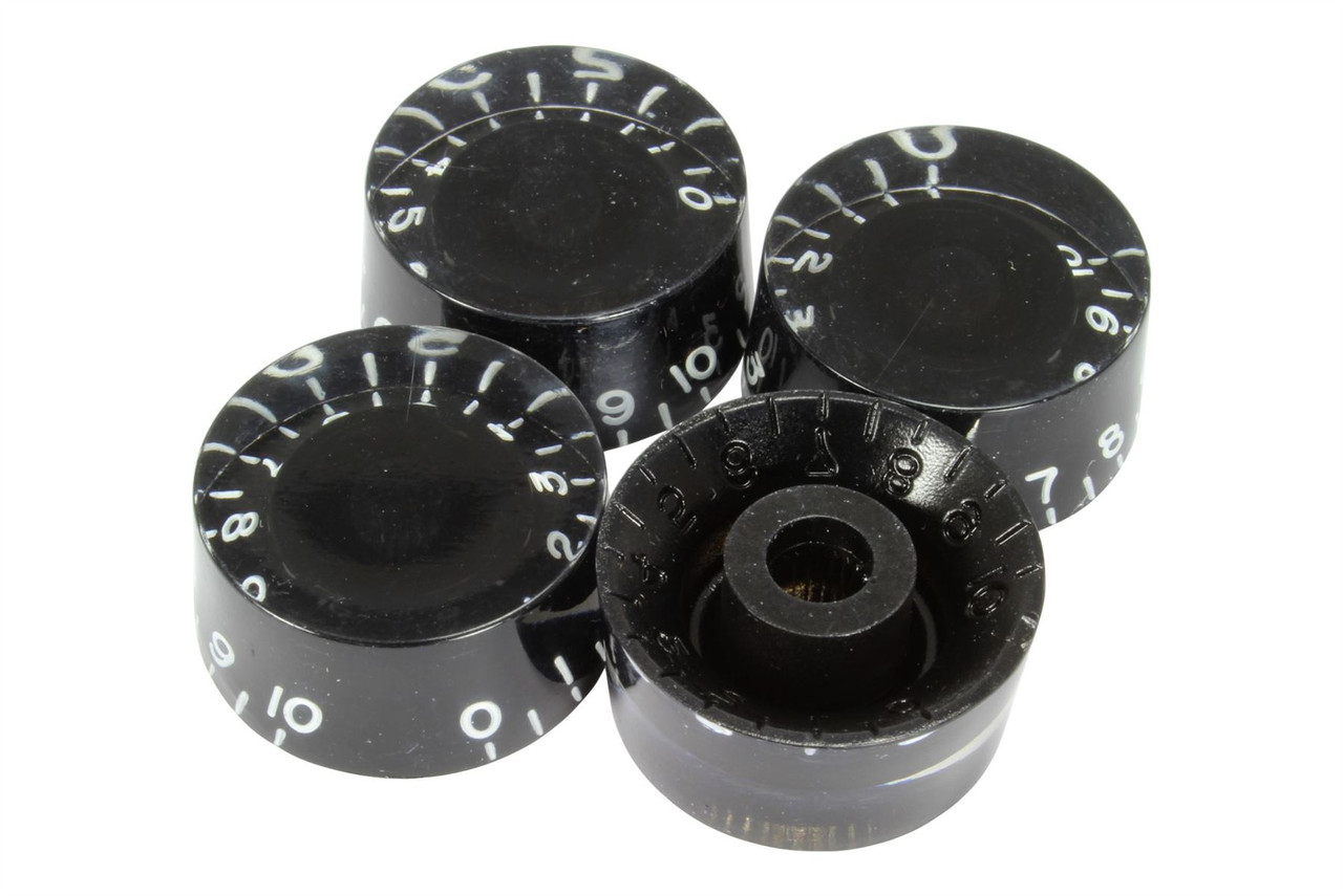 Vintage Speed Knobs with embossed number US Set of 4 Black ...
