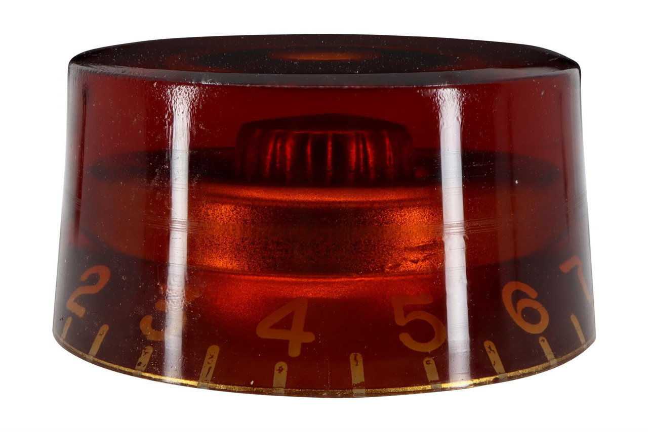 Amber Speed Knobs 4pk for Epiphone® and Import guitars with coarse ...