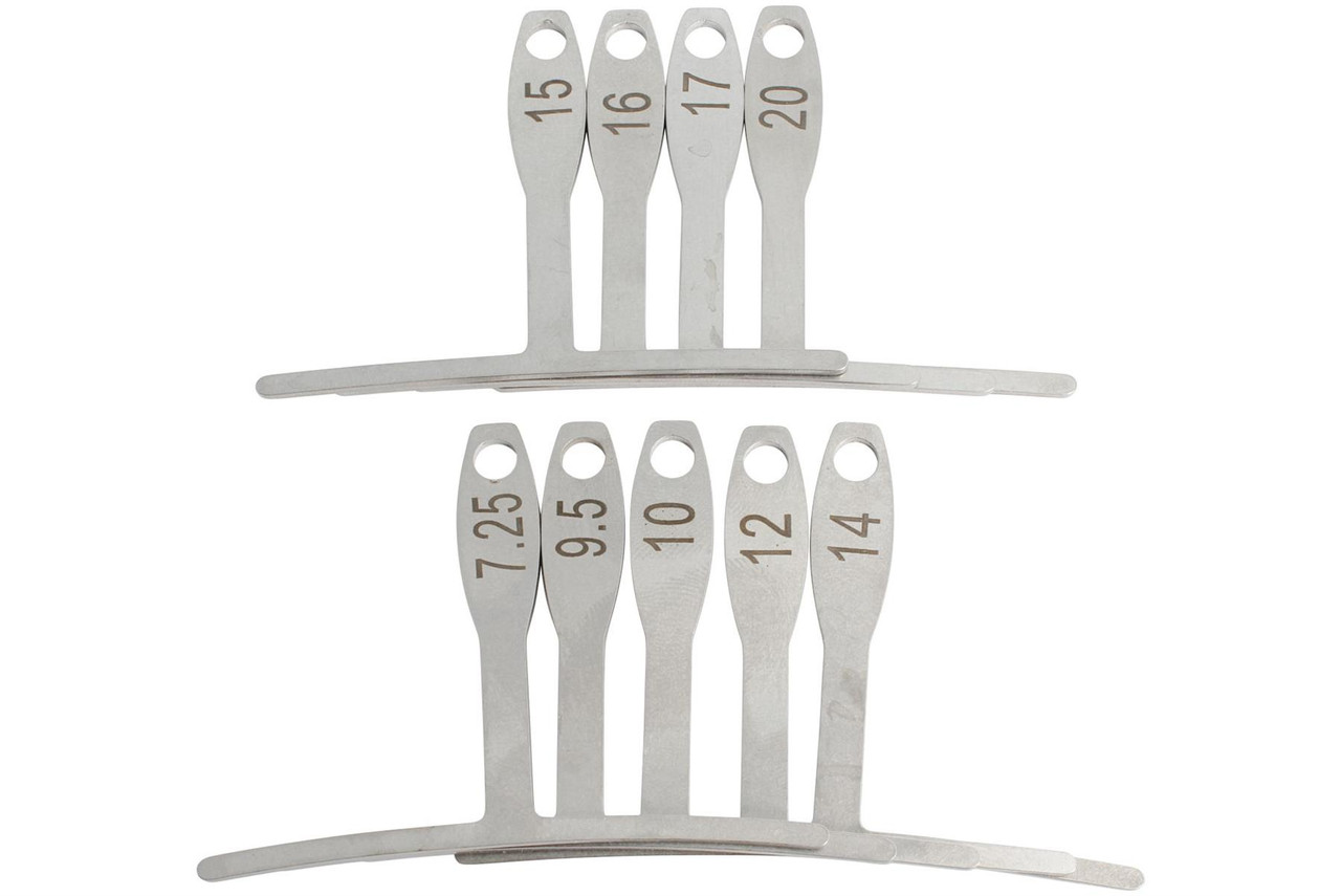 Guitar Accessories 9Pcs Guitar Under String Radius Gauge Steel Guitar ...