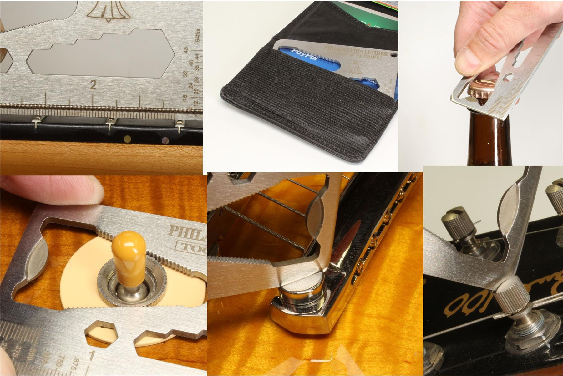 String Action Gauge - Guitar Pocket Multi Tool - multi spanner wrench ...