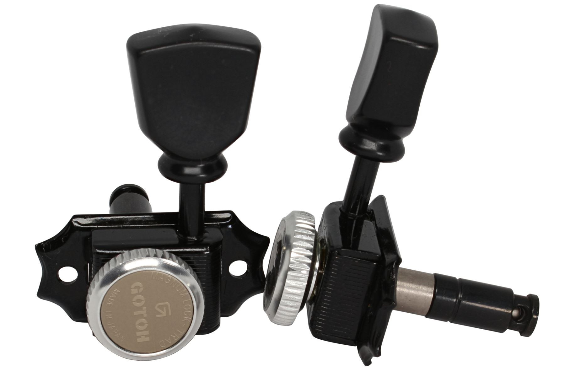 GOTOH SD90 Magnum Lock Traditional 3 x 3 guitar tuners Black ...