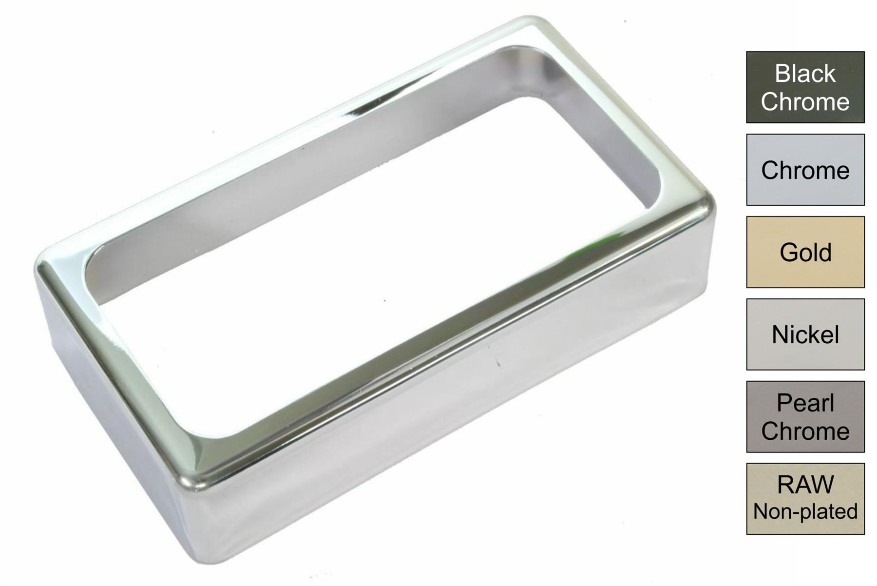 Humbucker Nickel Silver Frame Baseplate 50mm Short Legs - Philadelphia ...