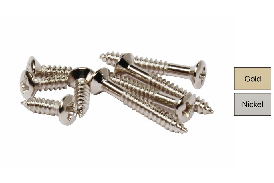 #2 x 3/4"(4), x 1/2" (4), Mounting Ring Screws for Gibson Historic ...