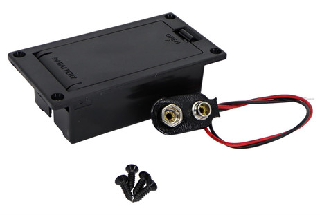 Generic 9 volt Battery Compartment Box - Black - Philadelphia Luthier ...