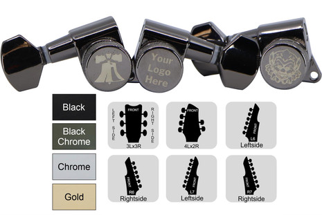 Custom Personalized Laser Marked Locking Tuning Machines Pre-Configured ...