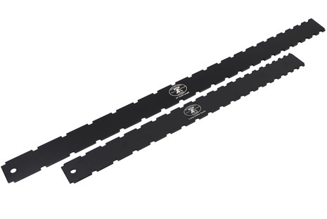 Notched Straight edge - Black Aluminum - Philadelphia Luthier Tools ...