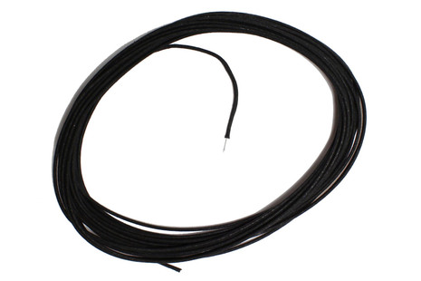 Vintage Cloth Push-Back Wire 25 feet - BLACK - Philadelphia Luthier ...