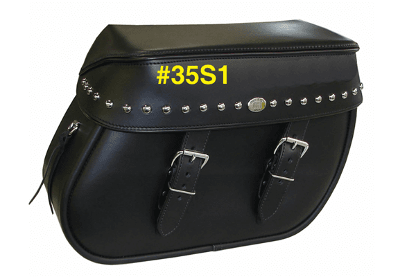 Boss Bags #35 for Dyna '94-up -Studded Lid Valence - WestEndMotorsports.com