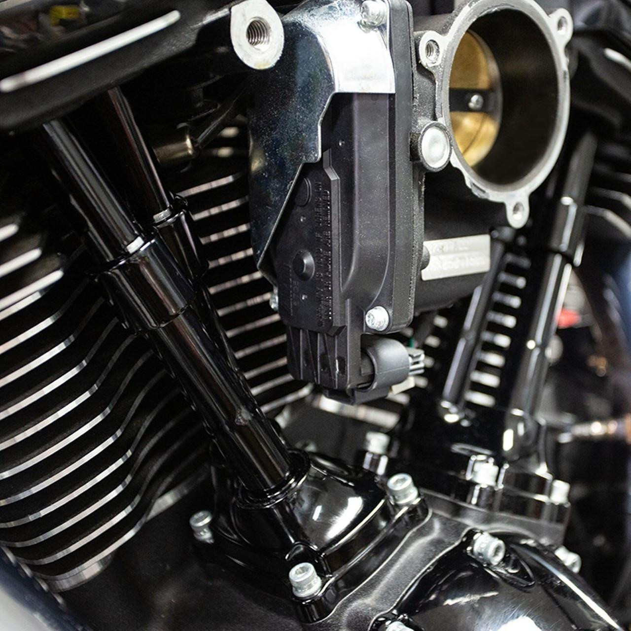 S&S Cycle Quickee Pushrods with Gloss Black Covers for '17-up M8 Models