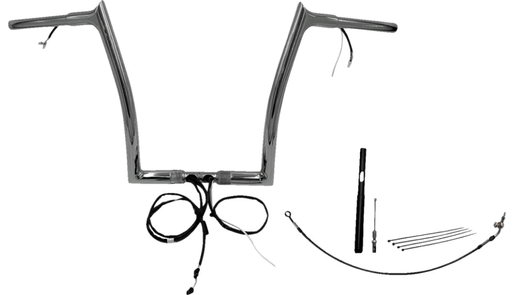Fat Baggers 1 1/4" Pre Wired EZ Install Pointed Top Handlebars | Buy Now
