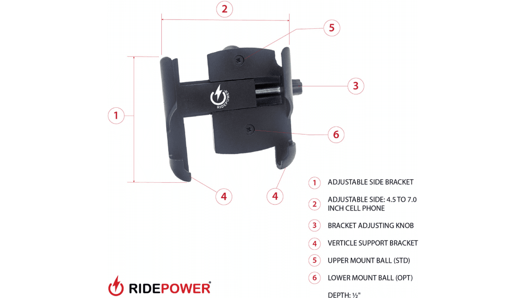 RidePower Phone Holder And Mount | Buy Now