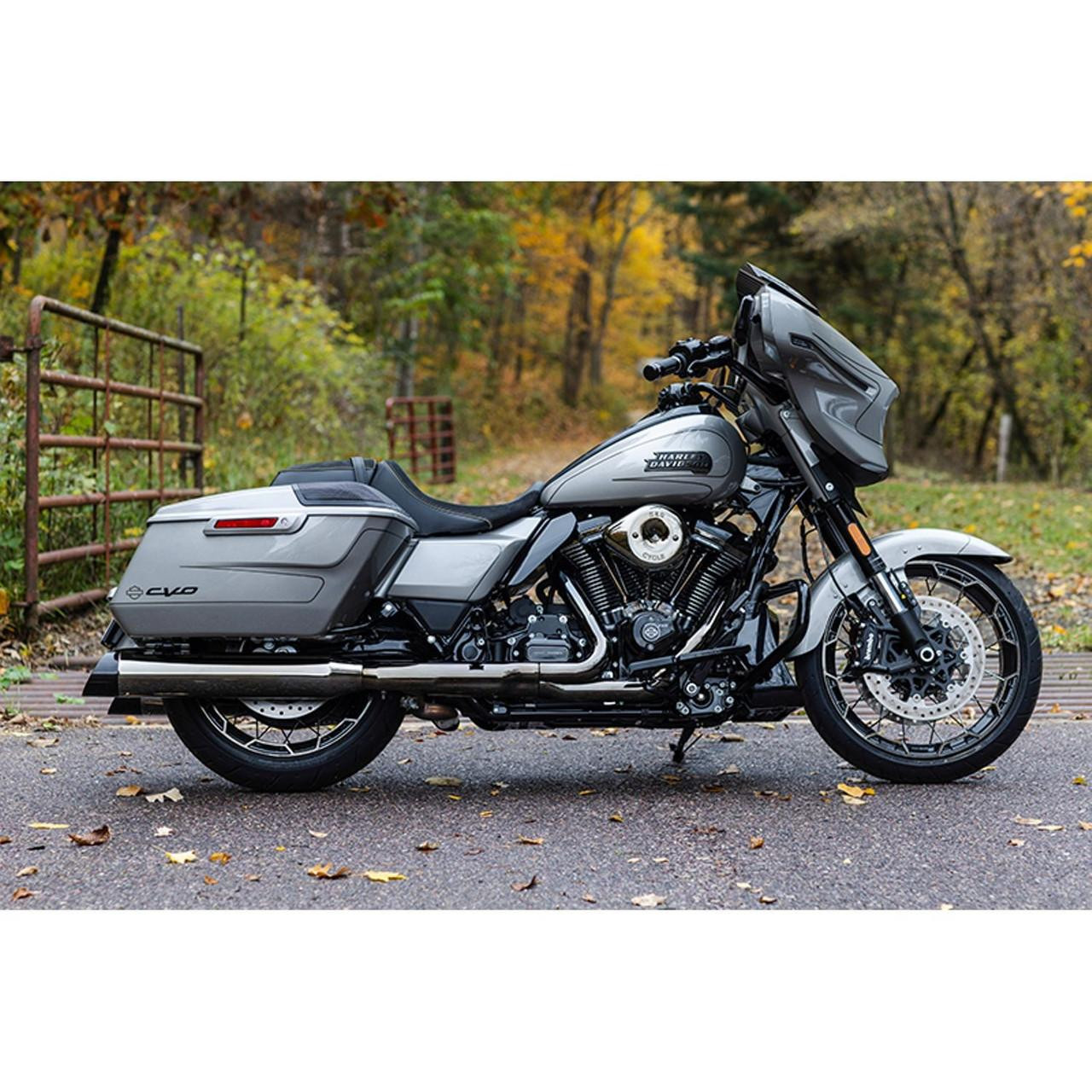 S&S Cycle MK45 Slip-On Mufflers for '17-Up Harley Davidson CVO Touring ...