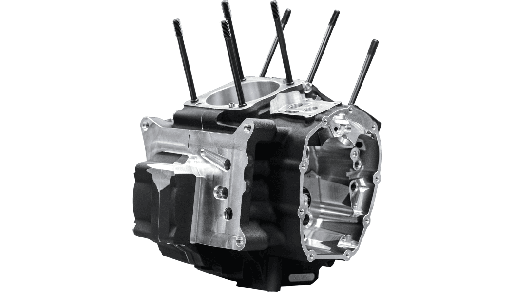 S&S Cycle M8 Softail Crankcase MK-Series "B" - Black (310-1326) | Buy Now