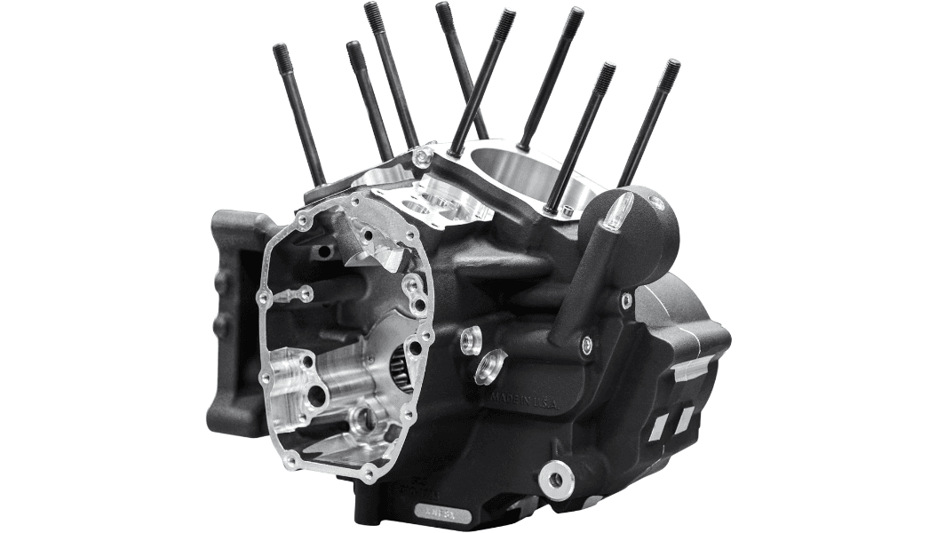 S&S Cycle M8 Softail Crankcase MK-Series "B" - Black (310-1326) | Buy Now