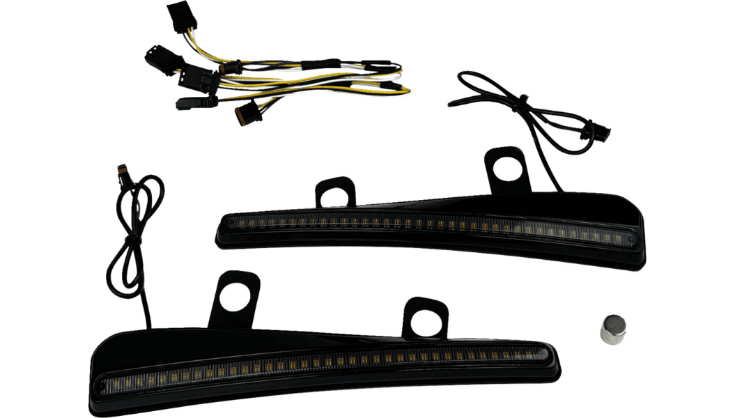 Custom Dynamics LED Turn Signal Windshield Trim | Buy Now