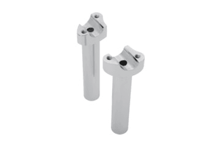 Drag Specialties Forged Aluminum Chrome Risers Straight, 8 Inch ...