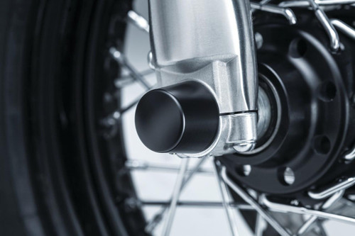 Kuryakyn Front Axle Caps for Harley Models (Click for fitment) - Satin ...