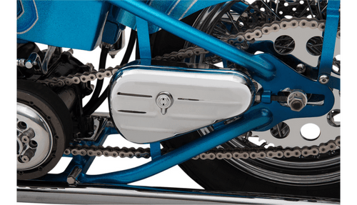 Drag Specialties Left Teardrop Toolbox - Chrome
