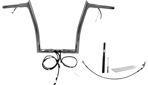 Fat Baggers 1 1/4" Pre Wired EZ Install Pointed Top Handlebars | Buy Now