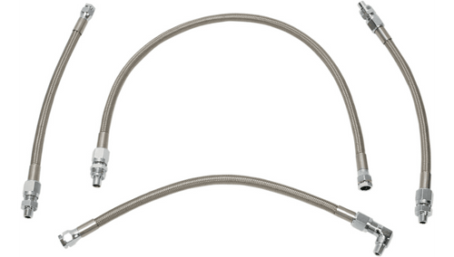 Drag Specialties Stainless Steel Braided Oil Line Kit | Buy Now