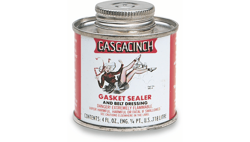 Gasgacinch Gasket Sealer and Belt Dressing | Buy Now