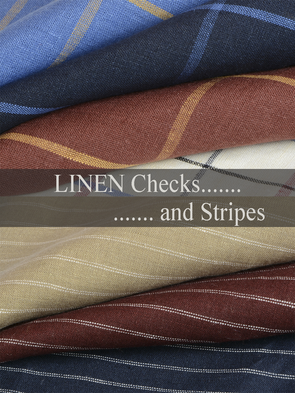 Stunning Summer LINEN Checks & Stripes - Bookster Tailoring