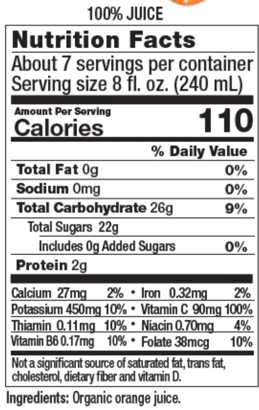 UNCLE MATTS ORGANIC Orange Juice Pulp-Free