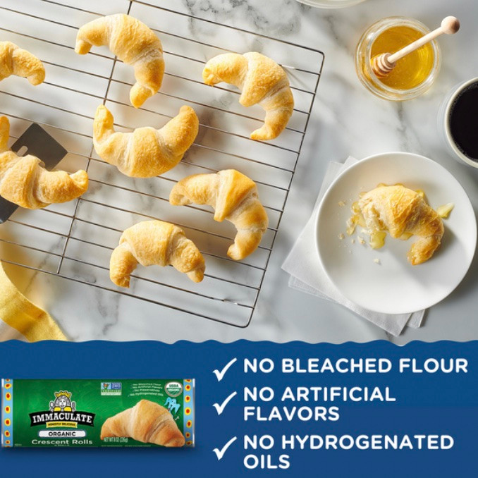 IMMACULATE BAKING Organic Crescent Rolls