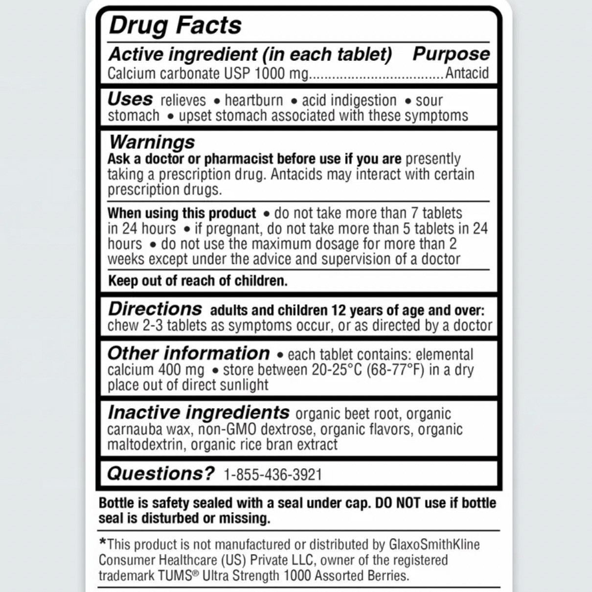 GENEXA Antacid Maximum Strength
