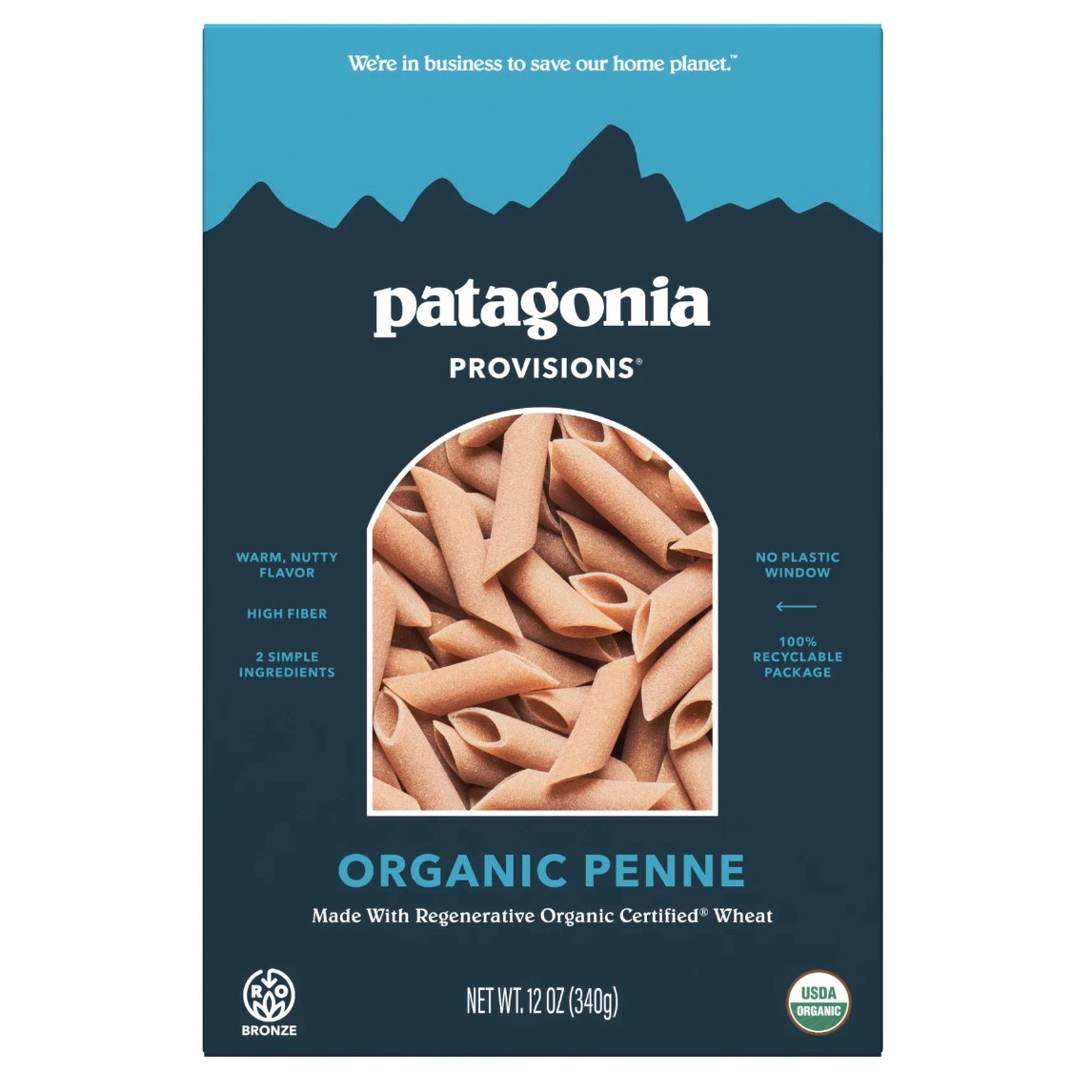 PATAGONIA PROVISIONS Regenerative Wheat Penne Pasta