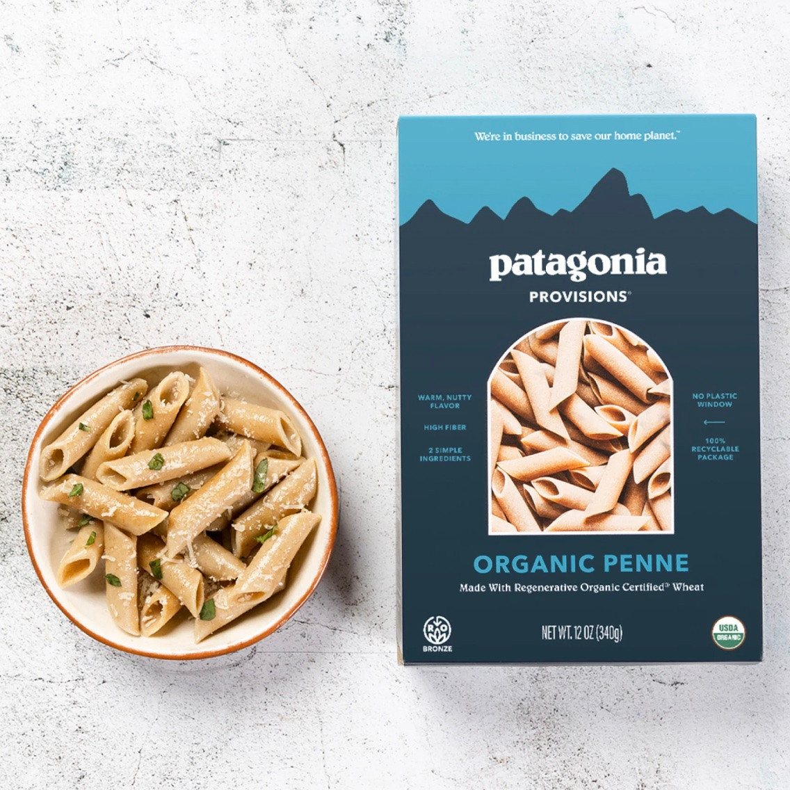 PATAGONIA PROVISIONS Regenerative Wheat Penne Pasta